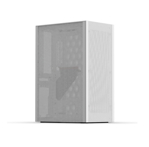 Ssupd Meshlicious Mini Itx Case Full Mesh Pcie 4 0 White
