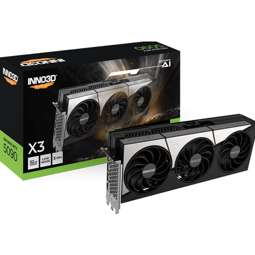 Inno3D RTX5090 X3 32GB GDDR7 HDMI 3xDP | Graphics cards | GPUTracker